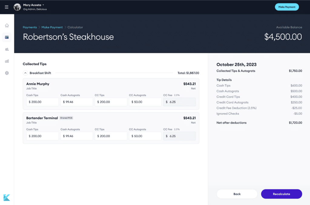 Restaurant Tip Out Structure & Tip Pooling Best Practices | Kickfin