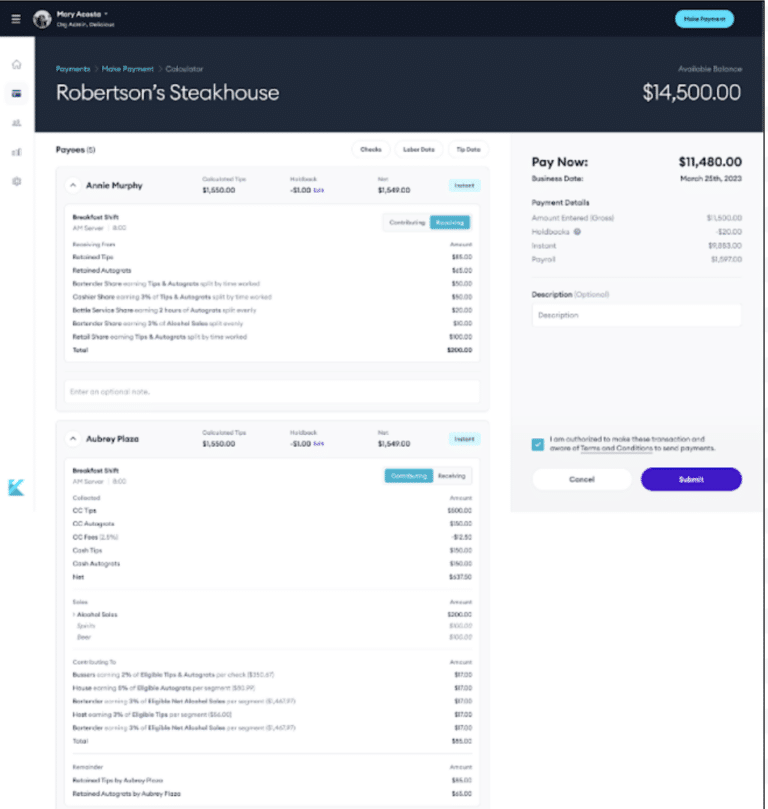 #1 Tip Management Software for Restaurants | Kickfin